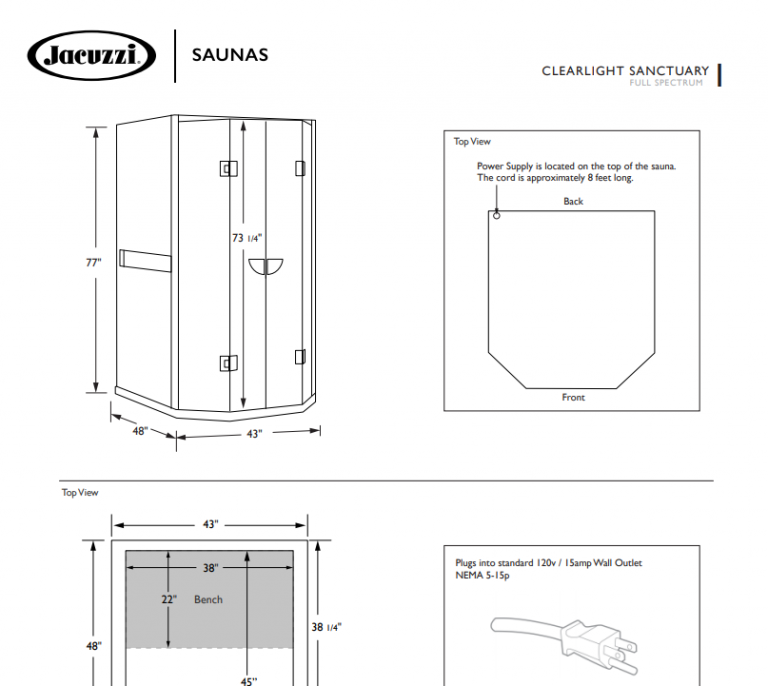 Schematic Sheets - Clearlight Infrared Saunas